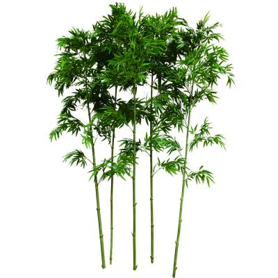 中国 Real Stem Artificial Bamboo Outdoor UV Resistant Indoor Fire Retardant 販売のため