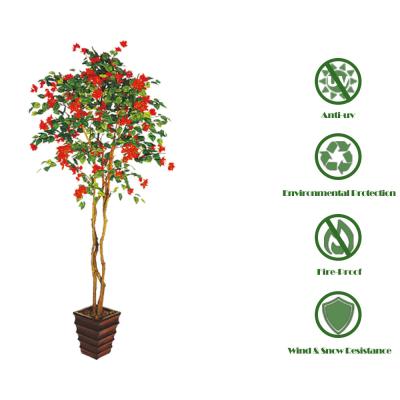 China Eco Friendly Azalea Artificial Flower Tree For Bedroom Decoration for sale