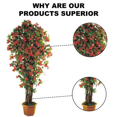 Cina 2.5m Landscape Real Touch Artificial Flowers Green Azalea Tree in vendita