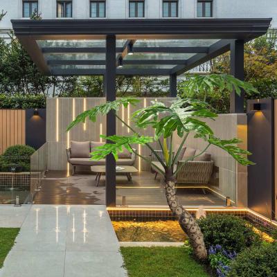 China Planta natural durable del piso de la L-forma de la fractura de Philo el 170cm del jardín de la decoración artificial de la oficina ningún riego en venta