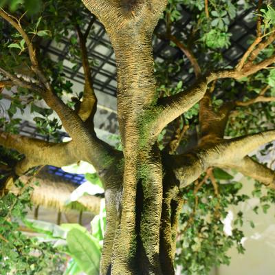 Cina Sbiadirsi di vetro degli alberi artificiali del paesaggio del tronco della fibra anti per il patio in vendita