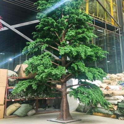 China künstlicher Eiben-Baum-gefälschter Schnee der Höhen-10m auf Anlagen für Einkaufszentrum zu verkaufen