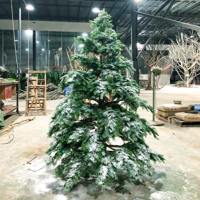 China künstlicher Eiben-Baum-gefälschter Schnee der Höhen-10m auf Anlagen für Einkaufszentrum zu verkaufen
