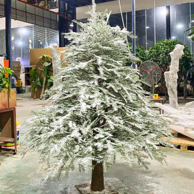 China künstlicher Eiben-Baum-gefälschter Schnee der Höhen-10m auf Anlagen für Einkaufszentrum zu verkaufen