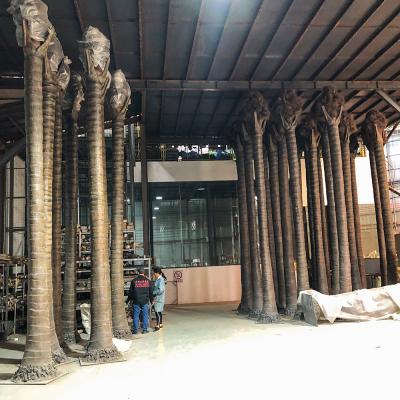 중국 야외 행사를 위한 맞춘 높이 3-30m 상록 인공 코코넛 야자나무 판매용