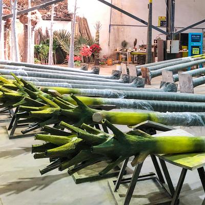 중국 야외 행사를 위한 맞춘 높이 3-30m 상록 인공 코코넛 야자나무 판매용