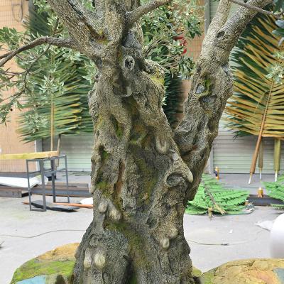 China Preço de fábrica Grande Oliveira Artificial Grande Árvore Ornamental de Fibra de Vidro para Restaurantes e Shopping Centers Interior à venda