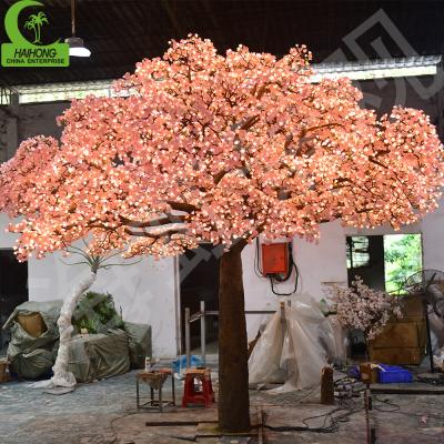 China Factory custom realistic artificial cherry tree wedding events decoration high quality pink cherry blossom tree for sale