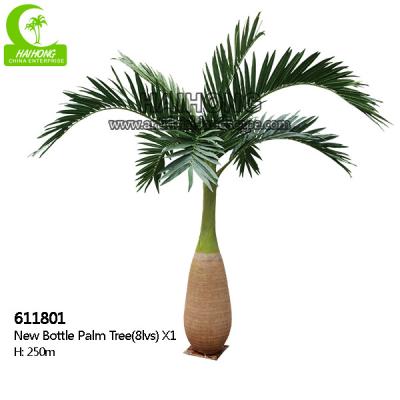 Haut palmier artificiel de bouteille de la simulation H250cm beau