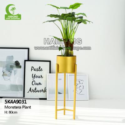 China 2021 plantas artificiales realistas de Monstera de estilo del norte de Europa en venta