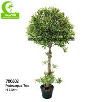 China Indoor Decoration 110cm Artificial Podocarpus Tree Customizable for sale