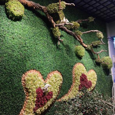 Cina Parete artificiale verticale verde della pianta ignifuga nessun'abitudine dell'odore in vendita