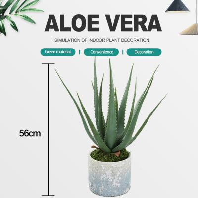 China Künstliche Aloe-Vera For Indoor Decoration Fake-Plastikanlagen zu verkaufen