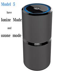 Cina ETL Gray Hepa Car Air Purifier 106m3/h Ion Air Cleaner negativo in vendita