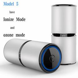 Cina ETL Gray Hepa Car Air Purifier 106m3/h Ion Air Cleaner negativo in vendita