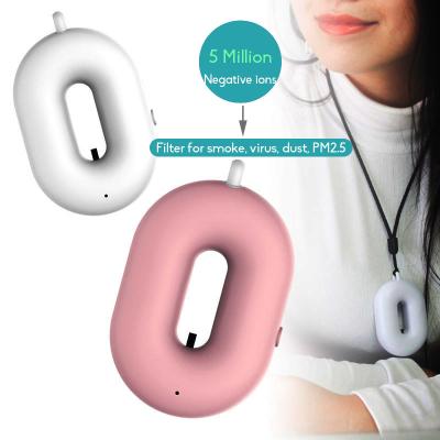 Cina Collana personale del purificatore dell'aria dell'OEM Ionizer 5 milione ioni della negazione in vendita