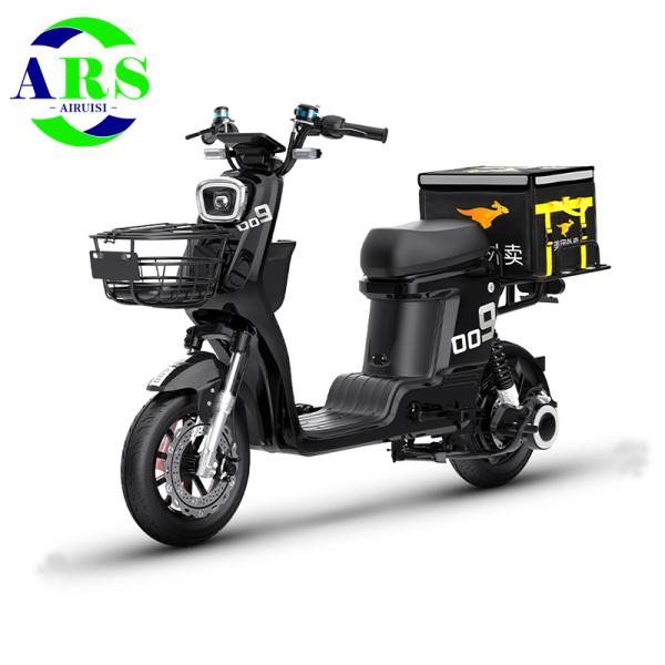 Quality 1500W Electric Mopeds Black Fat Tire Electric Scooters For Urban Use for sale