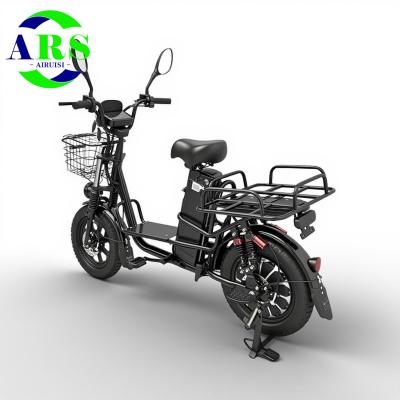China China Manufacturer Snow E-Bike 16 Inch 1000W Transport Bike Dual Suspension Electric Ice Cream Cargo Bike for sale