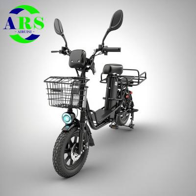 China Hybrid Electric City Bicycles High Power Long Range Fat Tire Electric Bike For Women for sale