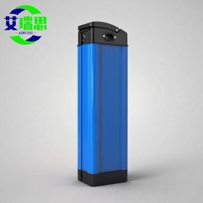 China Factory Price 24v 36V 48V 10Ah 16Ah 20Ah Lithium Ion Batteries Pack Silver Fish Electric Bicycle Battery for sale