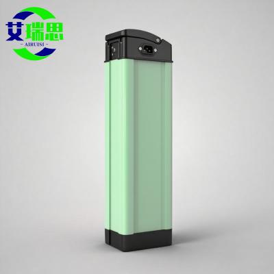 China Hot Sale 18650 24V 36v 48V 10A 13A 14.5A 12.5A 15A 16Ah 17.5A Silver Fish Lithium Electric Bicycle Battery Pack Customized for sale