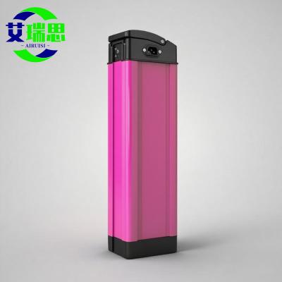 China Rechargeable Li-ion Battery Pack 36V 10Ah 24V 15Ah 20Ah 48V Silver Fish Battery for Bicycle Electric Battery for sale