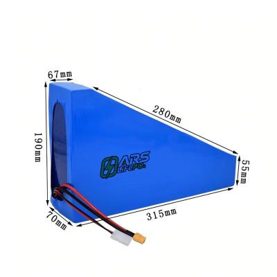 China Support customization 36V 48V 60V 72V E-BIKE Electric Bicycle Triangle Battery Bag Black Bicycle Frame Triangle Bags for sale