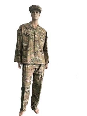 China Nylon Cotton 50 / 50 Army ACU Uniform Set Customizable Camouflage Multicam ACU Uniform for sale