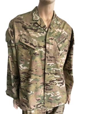 China Nylon Cotton 50 / 50 Army ACU Uniform Set Customizable Camouflage Multicam ACU Uniform for sale