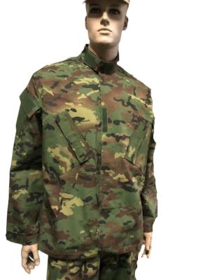China Custom ACU Military Uniform Set Camouflage Ripstop Twill Fabric for sale