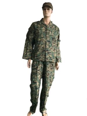 China Woodland Camo ACU Jacket and Pants Nylon Cotton 50 / 50 Camouflage Army Clothes for sale