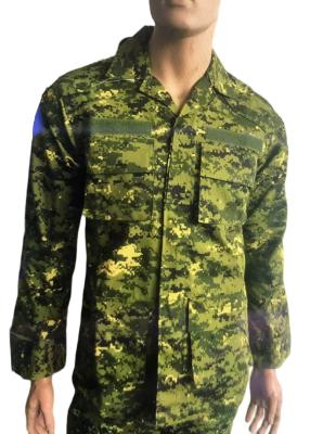 China Camouflage Army ACU Military Uniform Set 65 Polyester 35 Cotton / Twill Fabric for sale