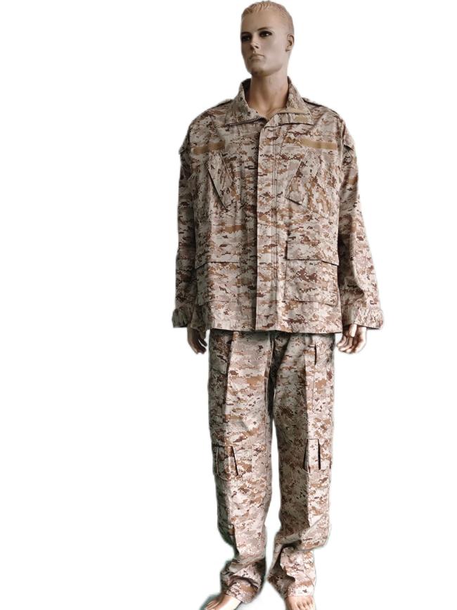 Military uniform set full view