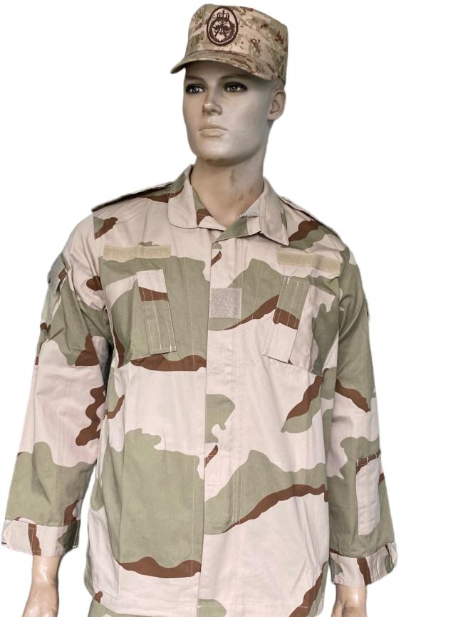 ACU Military Uniform side view showing multiple pockets
