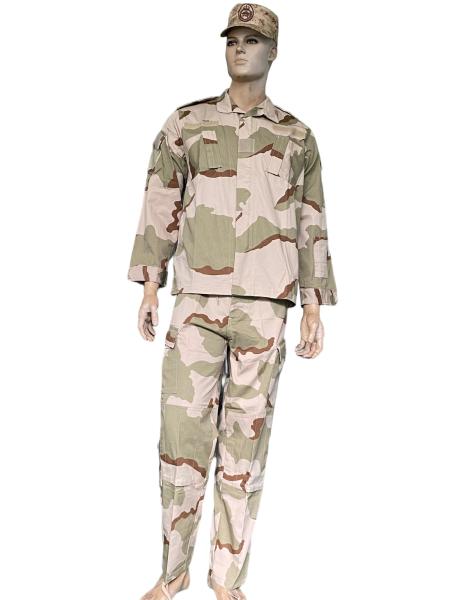Quality TC 65/35 Ripstop Fabric 230GSM ACU Military Uniform Tactical Desert Camouflage Uniform for sale