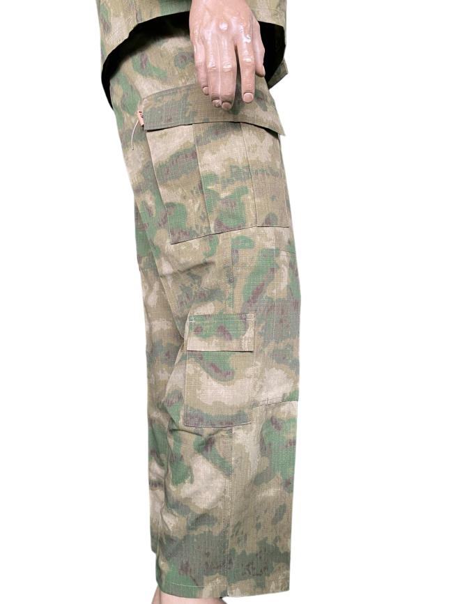 Close-up of ACU Military Uniform fabric texture
