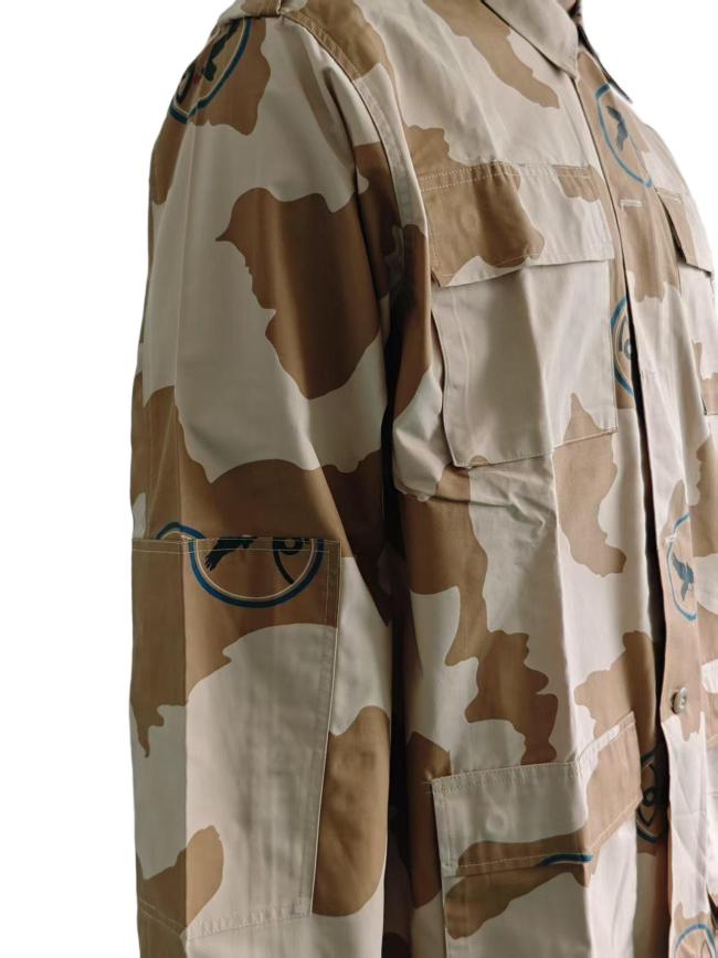 BDU uniform set displayed flat