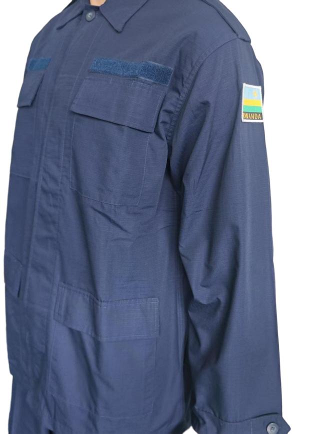 Classic Navy Blue BDU Military Uniform trousers detail