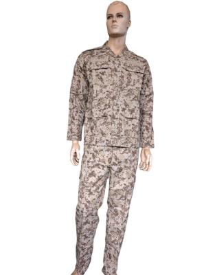 China BDU Desert Digital Camo Training Uniform Set with Button Closure for sale