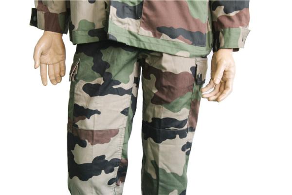 Quality Functional French F2 Uniform Collared Camo Jacket And Trousers For Outdoor for sale