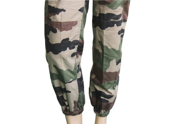 Quality Functional French F2 Uniform Collared Camo Jacket And Trousers For Outdoor for sale
