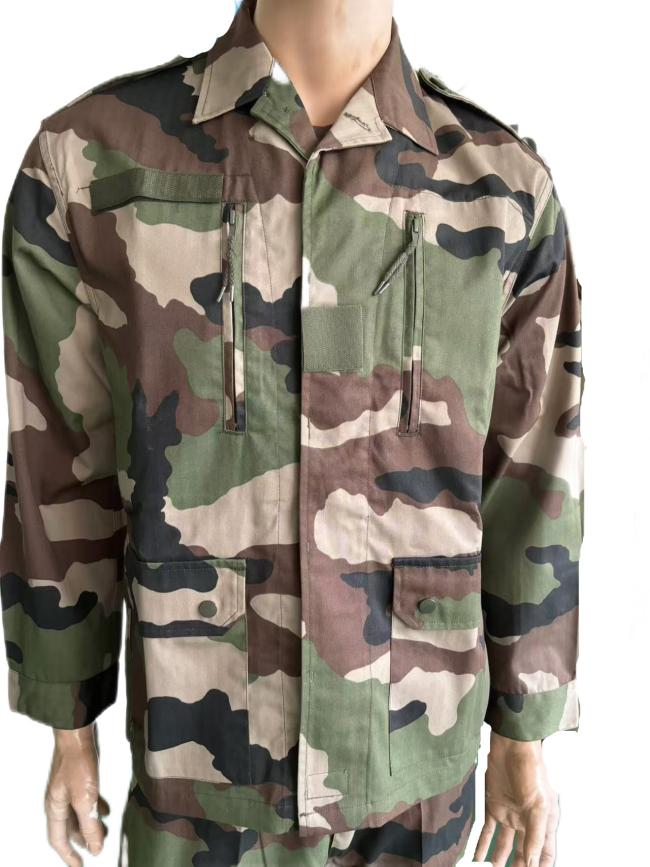 F2 Style French Military Camouflage Jacket front view