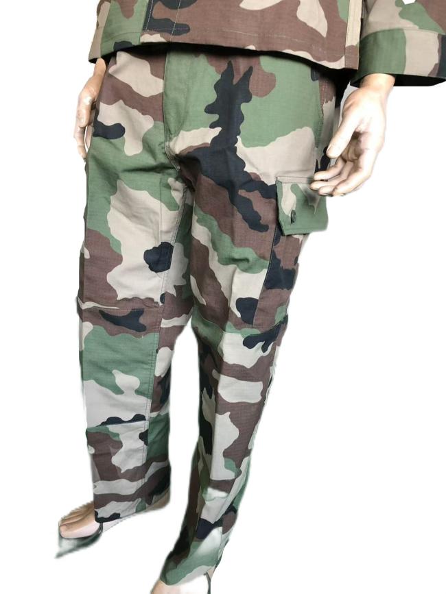 French F2 military uniform detail view