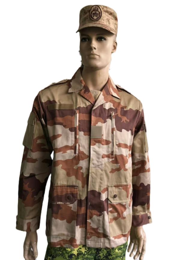 French F2 Style Military Uniform front view
