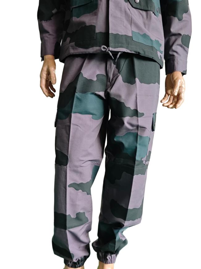 French Military Uniform Set detail of pockets