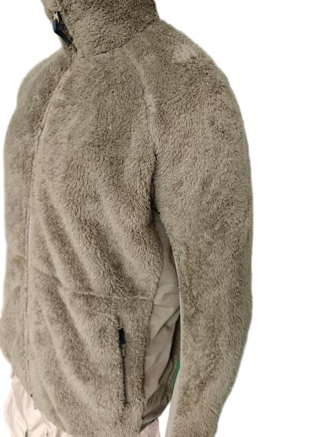 Tactical military jacket pocket detail