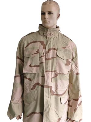 China Hooded Cotton Padded Military Jacket Waterproof Warm Camouflage Battlefield Jacket for sale