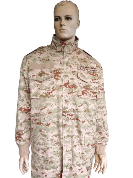Quality Customizable Military Jacket with Detachable Thermal Liner for sale