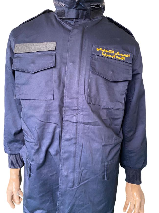Tactical jacket in outdoor environment