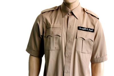 China Summer Security Guard Uniform Set Breathable Polyester Cotton for sale